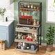 5-Tier Kitchen Bakers Rack with 4 Power & USB Outlets, Microwave Stand ...