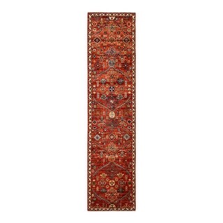 Overton Hand Knotted Wool Vintage Inspired Traditional Serapi Orange ...