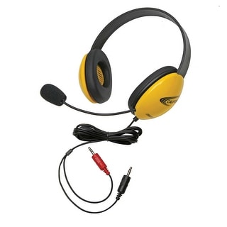 Califone Listening First 2800YL-AV Over-Ear Stereo Headset with ...