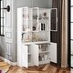 Modular Buffet and Display Cabinet - Modular Design in Pristine White ...