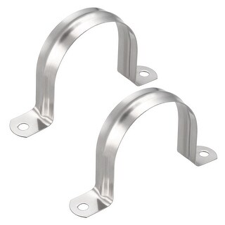 Rigid Pipe Strap, 2 Holes 304 Stainless Steel Tension Clip 2pcs - Bed ...