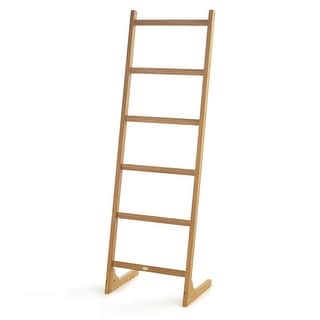 Teak Self-standing Towel Ladder 71" (180 cm) with 6 bars - Bed Bath ...
