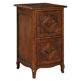 Hekman Furniture Rustic, Old World Style, Distressed Wood, Two Drawer ...