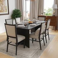 Solid Wood 67'' Square Dining Table for 6 People Nordic style - 67*34 ...
