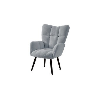 Light Blue Accent Chair Single Sofa Chair Reading Chair Lounge Chair ...