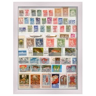 30x24 White Shadowbox Frame - Interior Size 30x24 by 2 In Deep - White ...