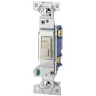 Cooper wiring 1303-7W white toggle switch, 3wy, White - Bed Bath ...
