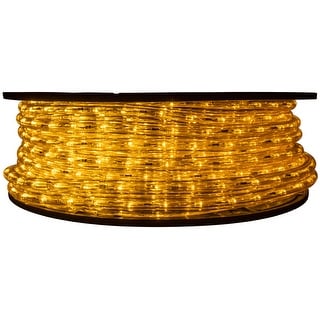 Yellow 148 Feet LED Rope Light with 120 Volt for Indoor and Outdoor Use ...