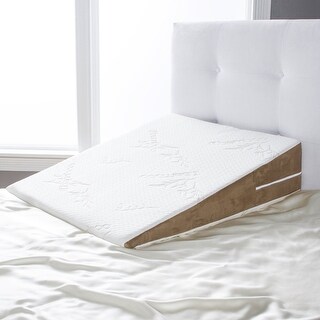Slant Bed Wedge Memory Foam Pillow, King - White - Bed Bath & Beyond ...