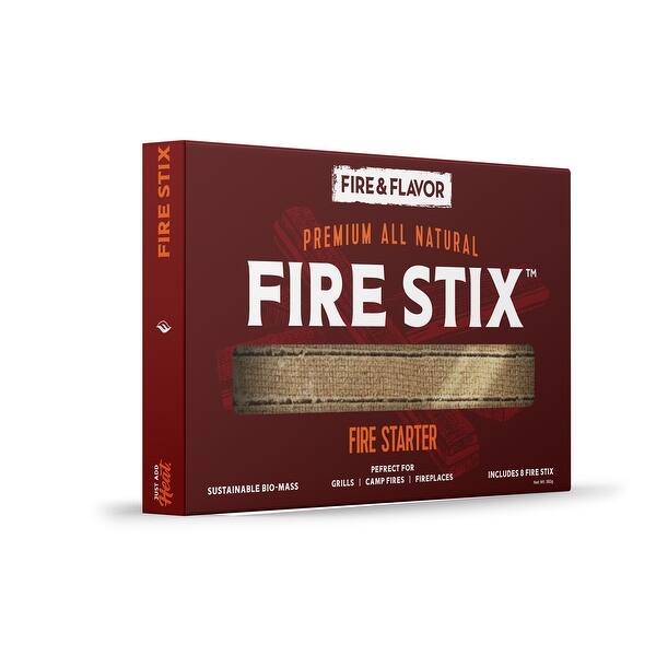 Fire & Flavor FFS108 Premium Fire Stix Fire Starter, 8 Pack - N/A - Bed ...