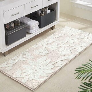Bathroom Runner Rugs Long Bath Mat Non-Slip,24"x47", Pink - Bed Bath ...