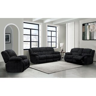 250 Ebony 3PC Reclining Sofa-Set-Recliner - Bed Bath & Beyond - 40689692