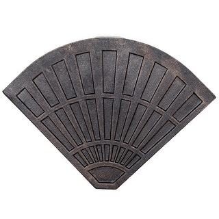 Cross Base Fan Shaped Resin Umbrella Base 1 Piece - Bed Bath & Beyond ...