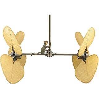 Fanimation Palisade 52" 8 Blade Indoor Ceiling Fan - Wall Control - Bed ...