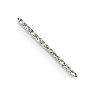 Curata 925 Sterling Silver 0.95mm Round Franco Chain Necklace Options ...
