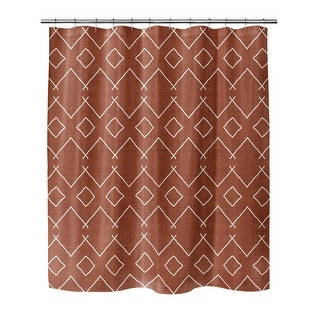 BATH RUST Shower Curtain By Erin Vanessa - Bed Bath & Beyond - 31316454