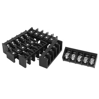 6 Pcs 6 Position Wire Connector Screw Barrier Terminal Strip Blocks AC ...