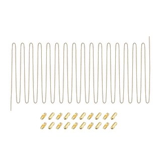 Pull Chain Extension Brass Beaded Chain 20 Feet with 20 Connectors ...