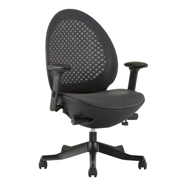 Ergonomic Aesthetic Shell-Shaped Back Height Adjustable Executive ...