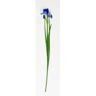 25" Artificial Iris Flower Spray, Blue, Set of 6 - 25 - Bed Bath ...