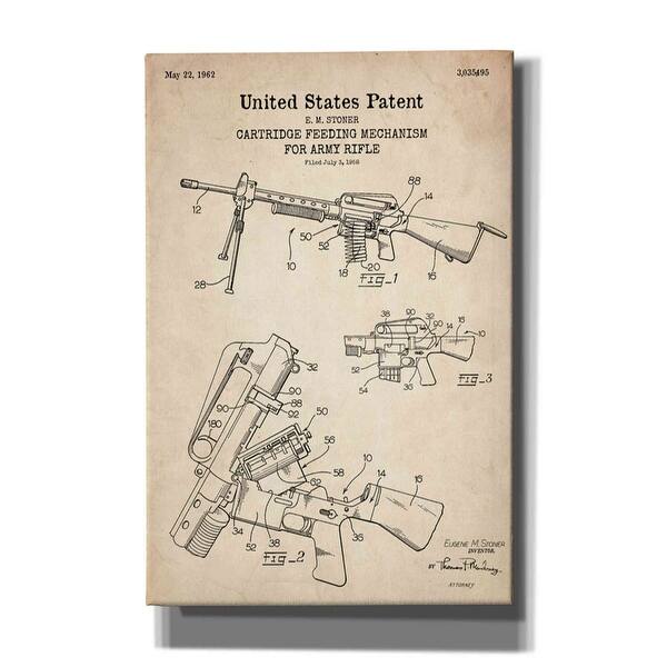 Epic Graffiti 'Ammunition Feeder for Army Rifle Blueprint Patent ...