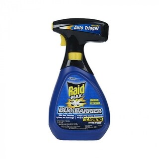 Raid Max 71108 Bug Barrier Starter, Indoor/Outdoor Use, 30 Oz - Bed ...