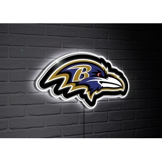 Baltimore Ravens Team Logo LED Wall Decor Lighted Sign - Bed Bath ...