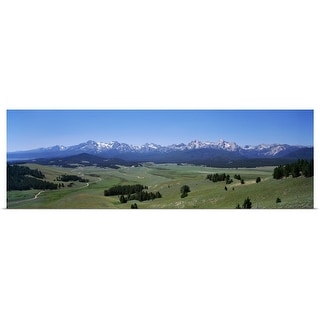 "Sawtooth Range Sawtooth National Recreation Area ID" Poster Print ...