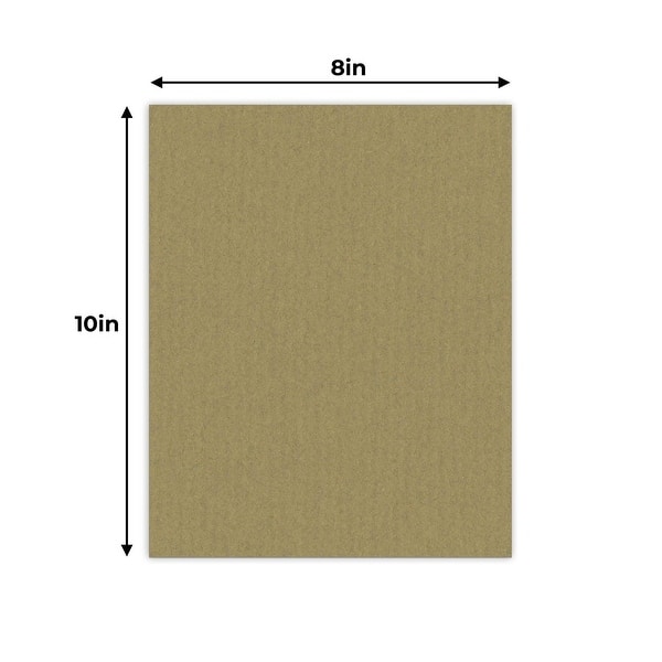 Rattan 8x10 Backing Board - Uncut Photo Mat Board (10-Sheets) - Bed ...