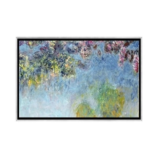 iCanvas "Wisteria, 1920-25" by Claude Monet Framed - Bed Bath & Beyond ...