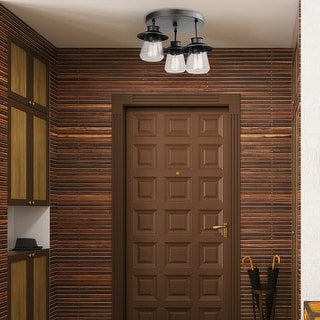 Copper Grove Fotua 3-light Oil-rubbed Bronze Semi-flush Mount Ceiling ...