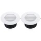 4" Round Air Vent 2pcs Ceiling Diffuser Grill Soffit Vent with Screen ...