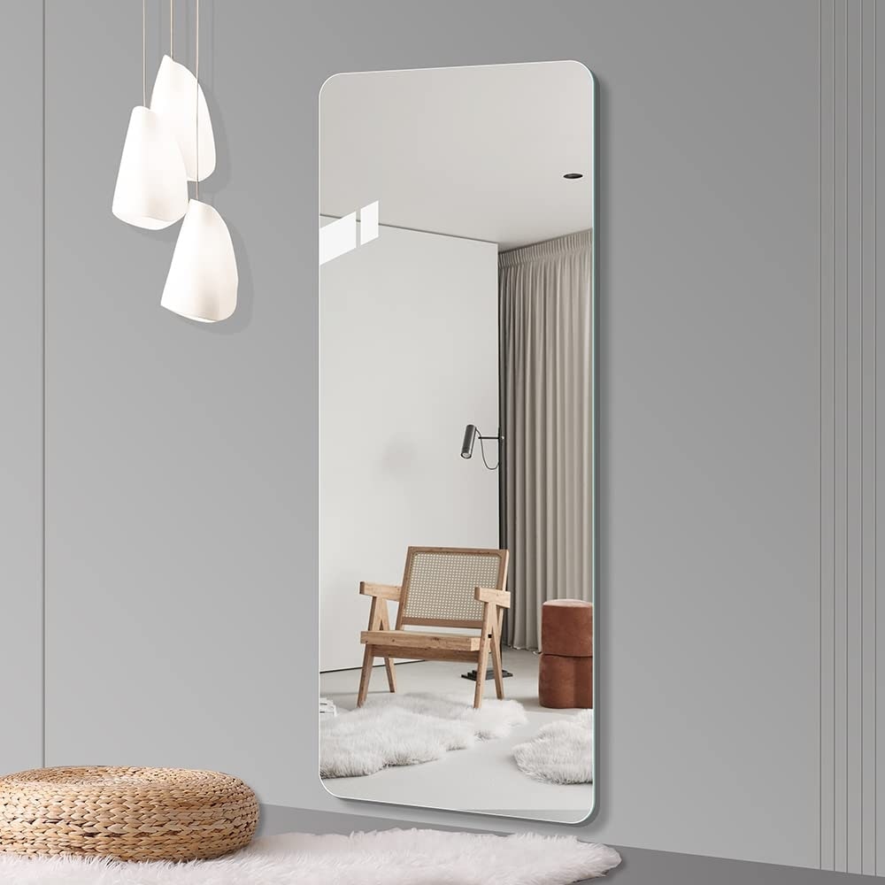 rectangle mirror no frame