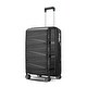 Luggage Suitcase Expandable Set Carry On Footlockers, 3 Piece Set ...
