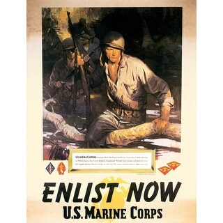 with ii Recruiting Poster For The U.S. Marine Corps. The Picture Shows ...