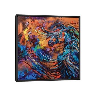 iCanvas "Furry's Hindsight" by Lindsey Dahl Framed Canvas Print - Bed ...