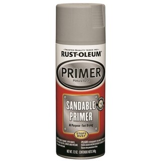 Rust-Oleum 249415 Stops Rust Spray Primer, Sandable, Gray - Bed Bath ...