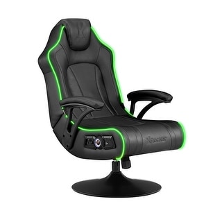 CXR3 LED Audio Pedestal Gaming Chair with Subwoofer, Black/LED - Bed ...