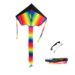 Large Rainbow Gradient Color Kite with Kite String - Bed Bath & Beyond ...