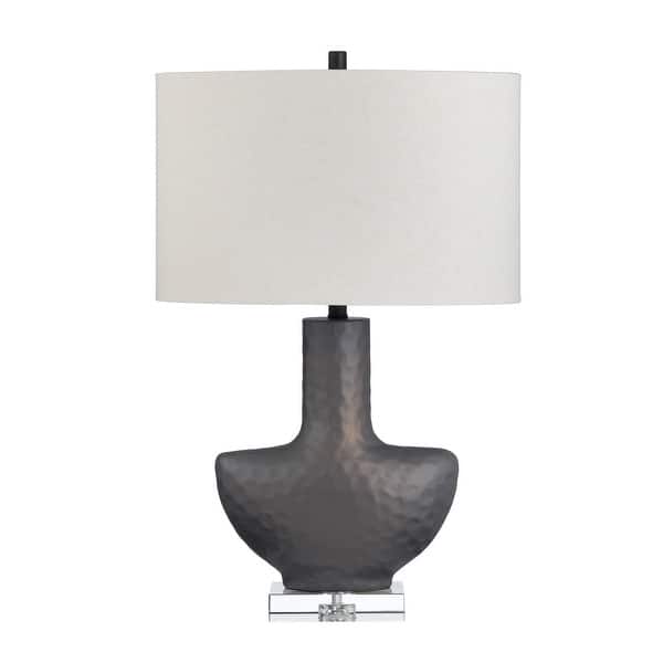 Zuri Hammered Oval Table Lamp - Bed Bath & Beyond - 42042890