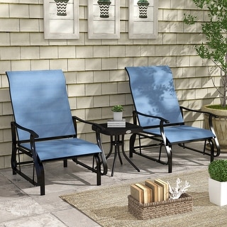 SAFAVIEH Outdoor Living Hutton Chair (Set of 2) - 22" W x 25.6" D x 35 ...