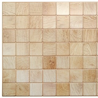 Dundee Deco Off White Timber PVC 3D Wall Panels, Decorative Wall ...