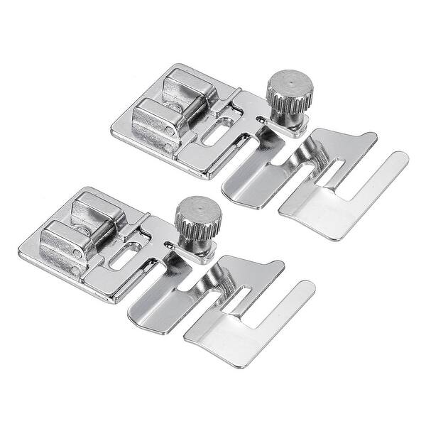 2pcs Single Needle Sewing Rolled Hem Presser Feet for Singer New Home ...