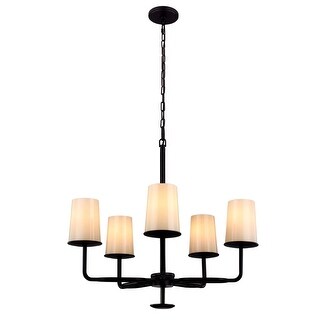 Feiss F2924/5 Huntley 5 Light 1 Tier Chandelier - Oil Rubbed bronze ...