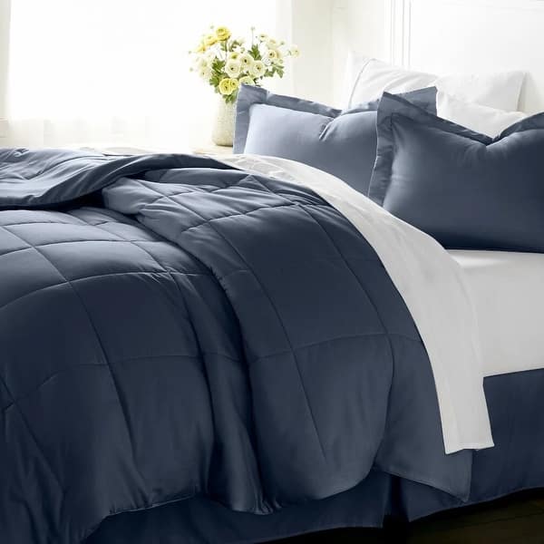 midnight blue bedding