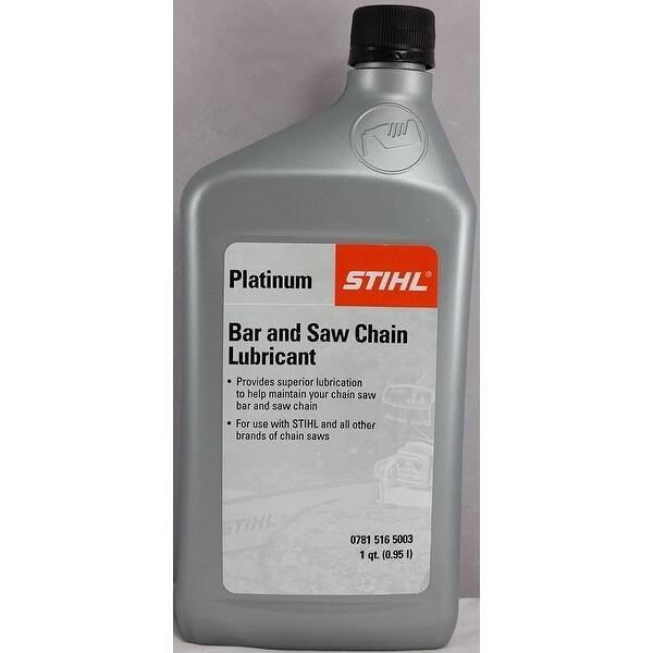 STIHL 0781-516-5003 Platinum Bar and Saw Chain Lubricant - Quart - Bed ...