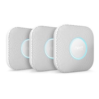 Nest Protect (Battery) 2nd Generation - 3 Pack, White - Bed Bath ...