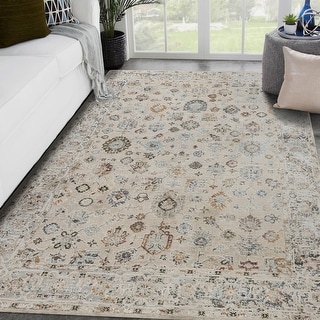 Fairmont Nesty Transitional Floral Power-Loomed Area Rug - Bed Bath ...
