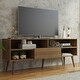 Madesa Modern TV Stand with 1 Door and 4 Shelves with Cable MANAGEMENT ...