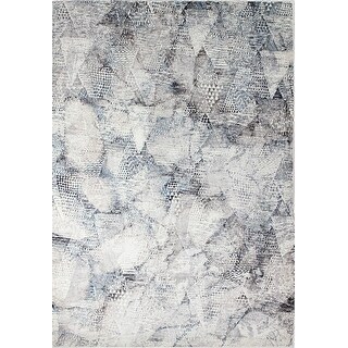 Bashian Lyric Ivory & Blue Transitional Area Rug - Bed Bath & Beyond ...
